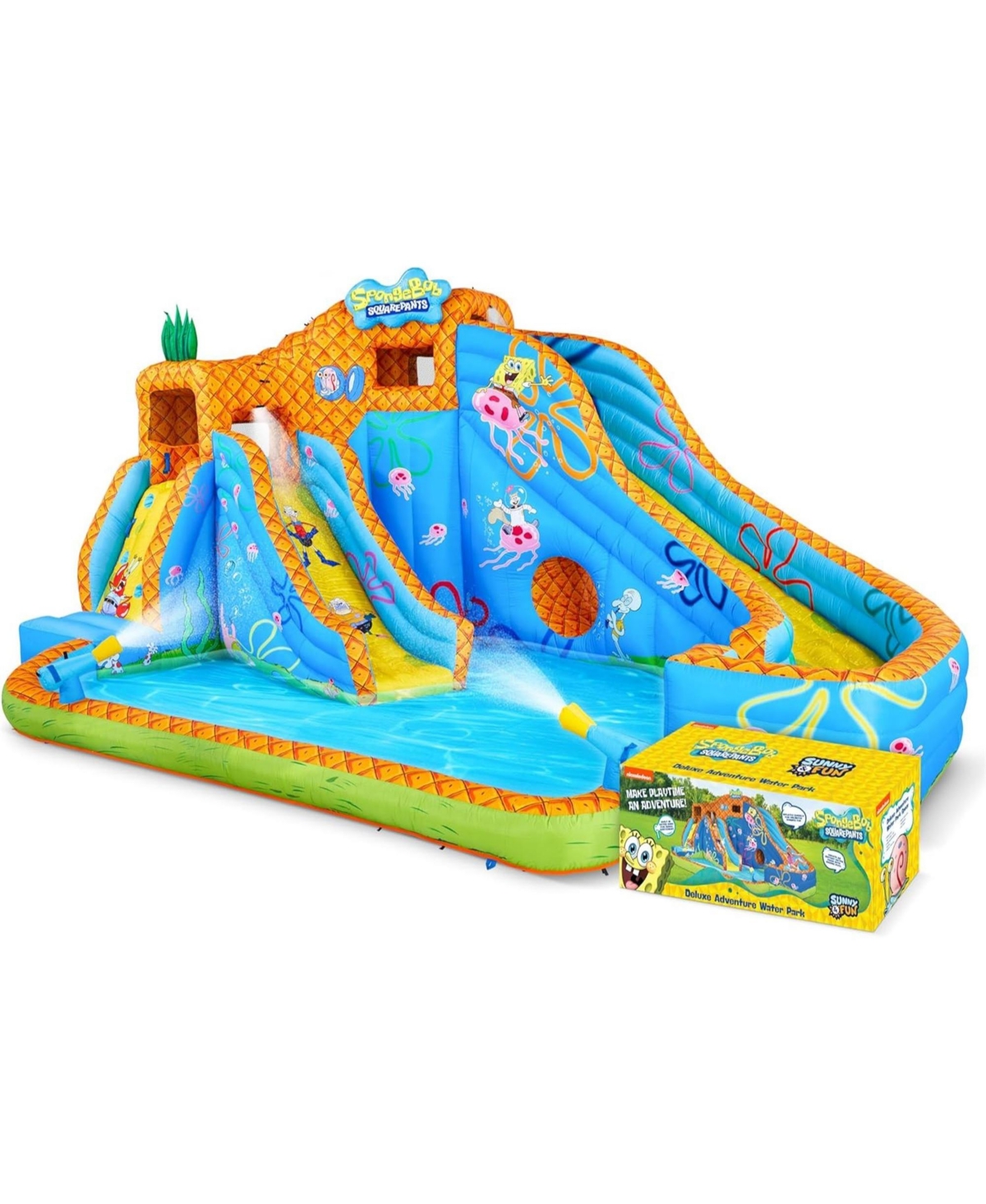 Click here for Sunny & Fun SpongeBob Deluxe Inflatable Water Slid... prices
