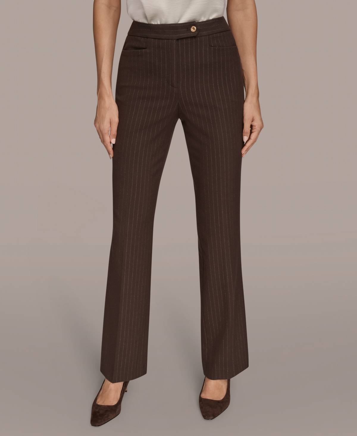 Click here for Donna Karan New York Womens Mid Rise Straight Fit... prices