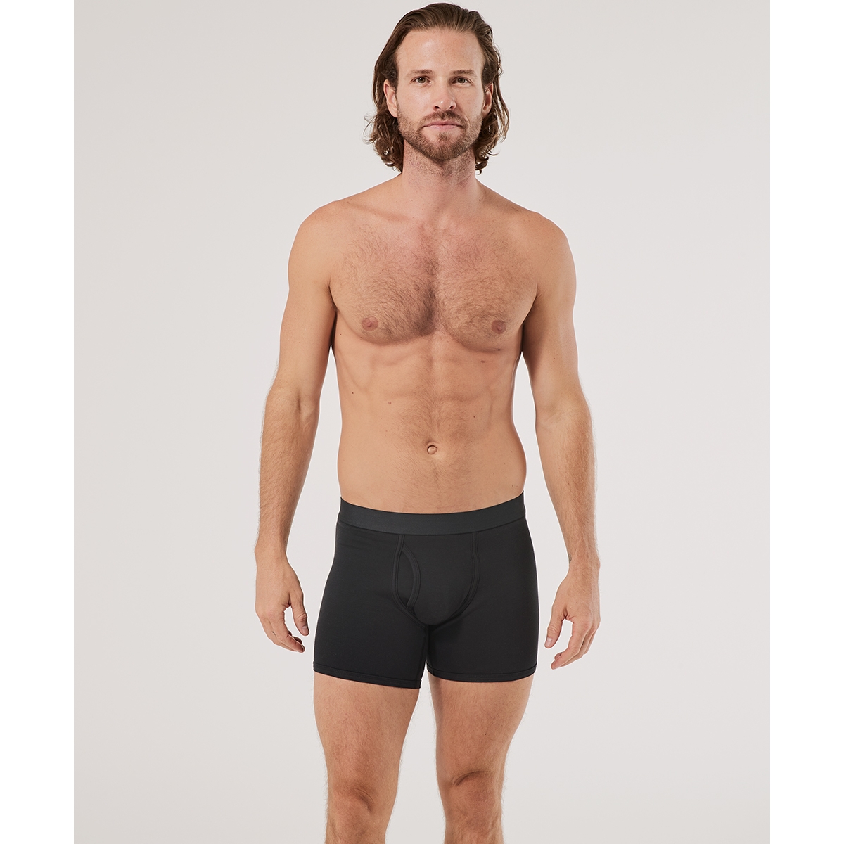 Click here for Pact Mens Everyday Boxer Brief 4-Pack - Black prices