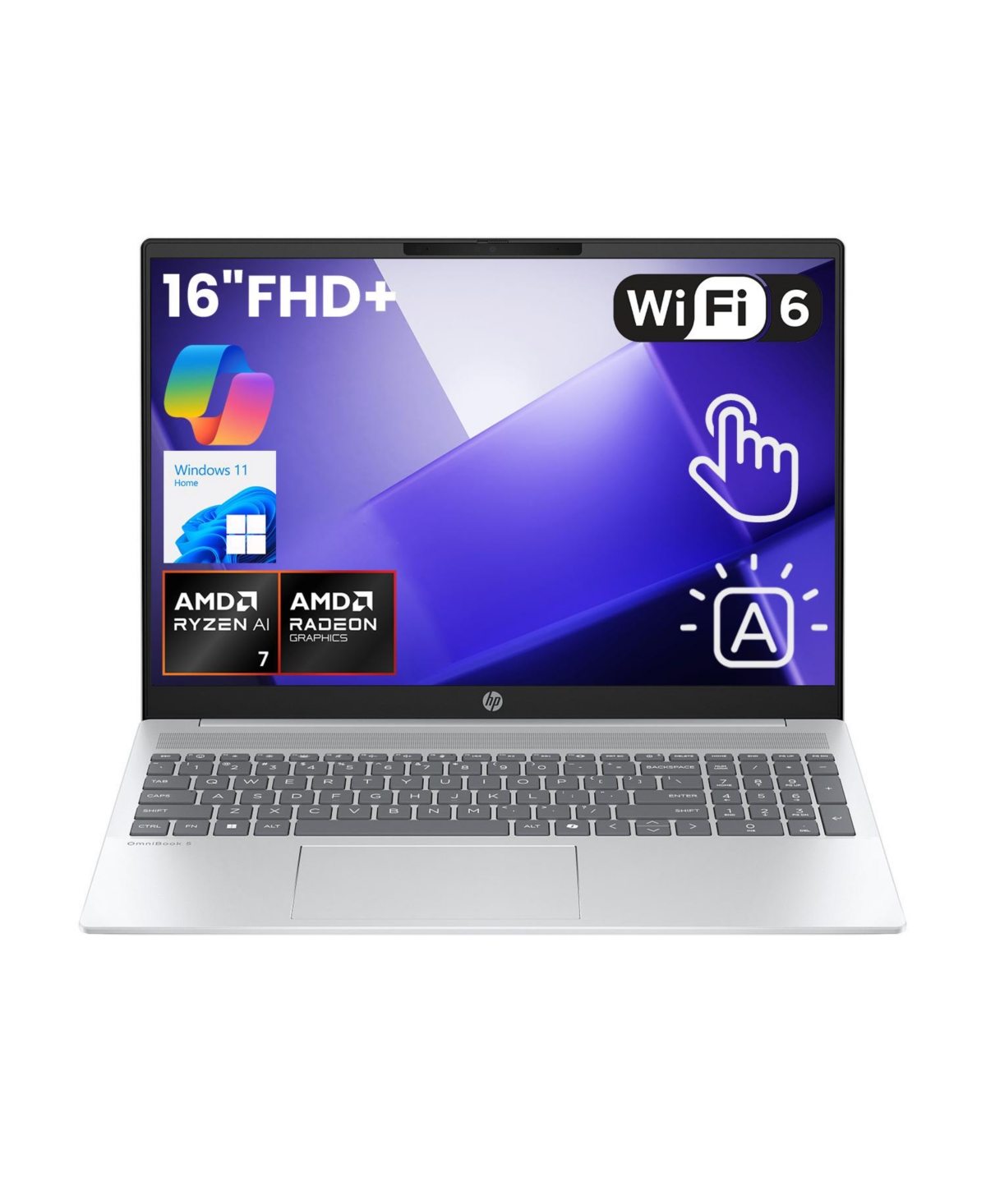 Click here for Hp OmniBook 16 Premium Traditional Laptop Amd Ryze... prices