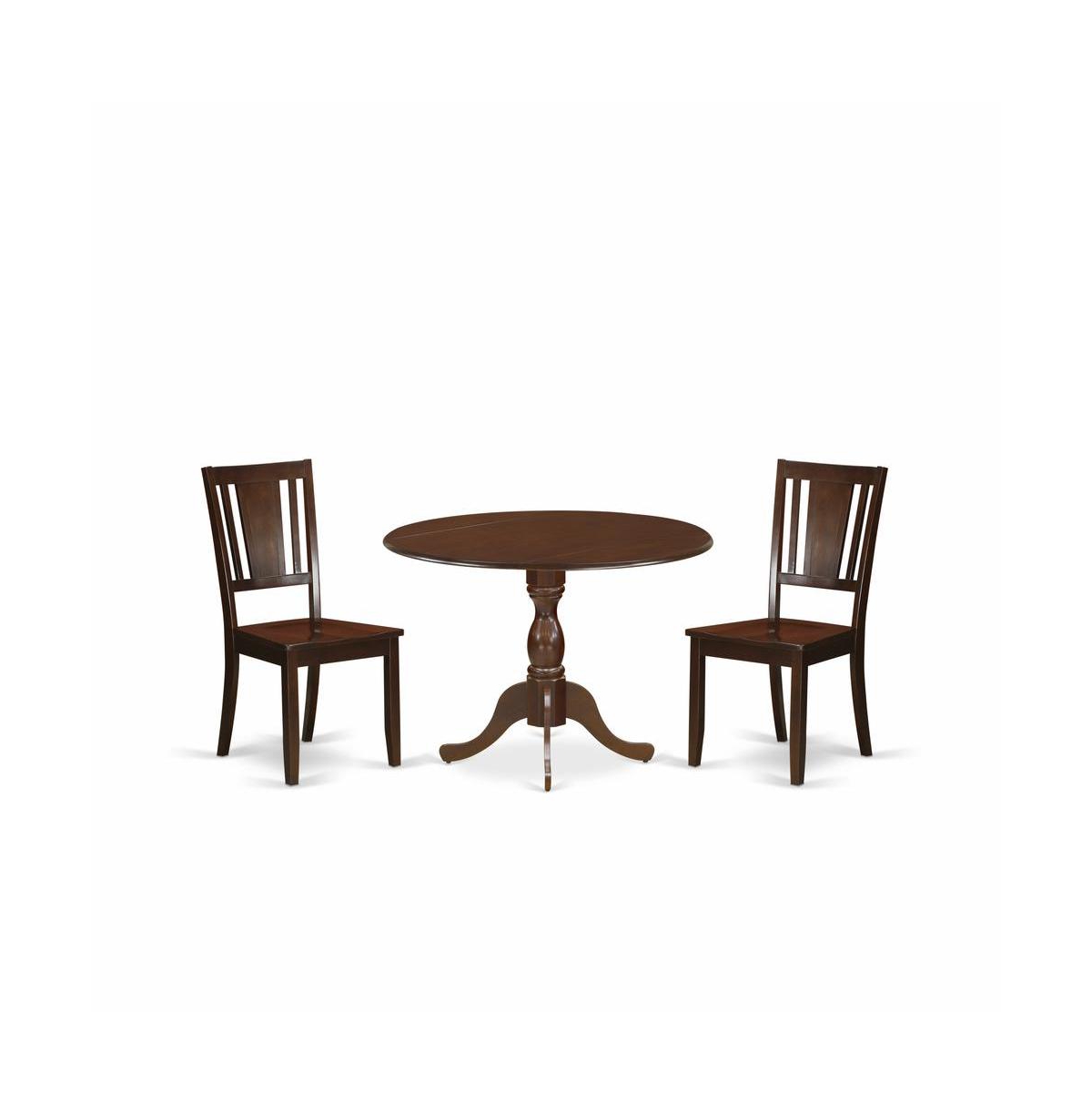 Click here for East West Furniture 3 Piece Wood Dining Table Set... prices