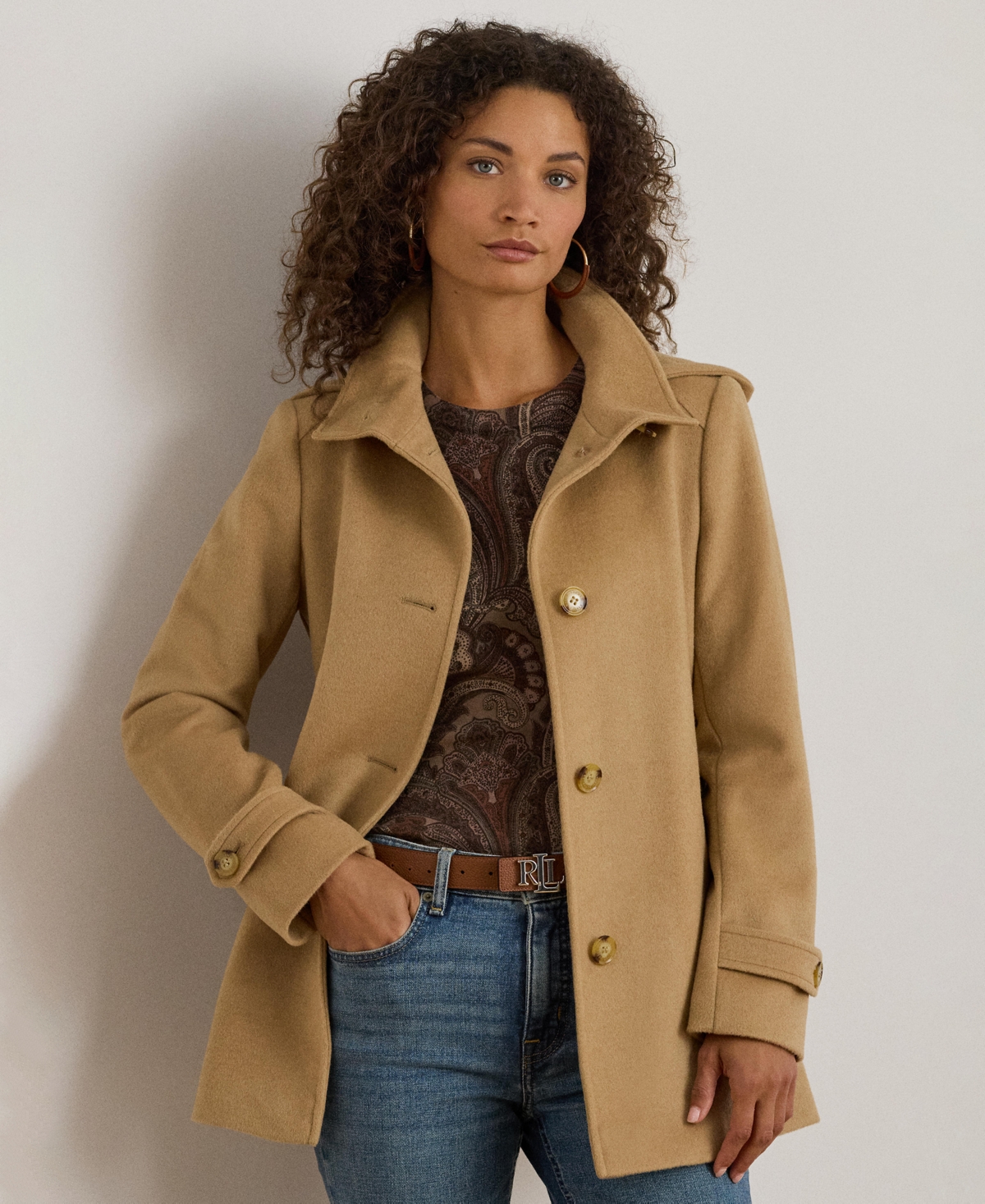 Click here for Lauren Ralph Lauren Womens Icon Hooded A-Line Coat... prices