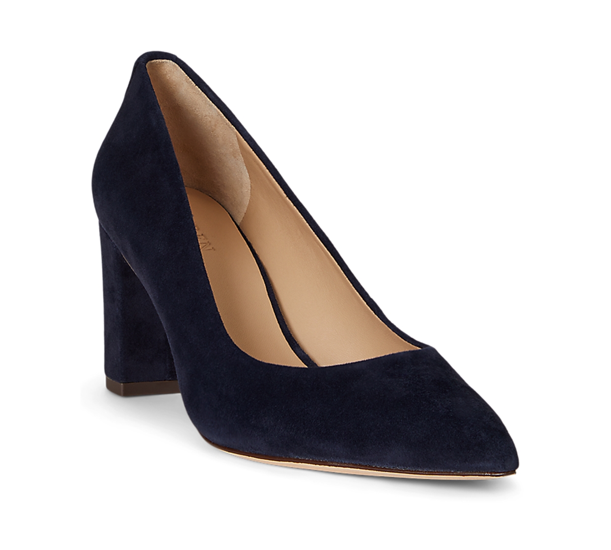 Click here for Lauren Ralph Lauren Womens Lanette Block-Heel Pump... prices