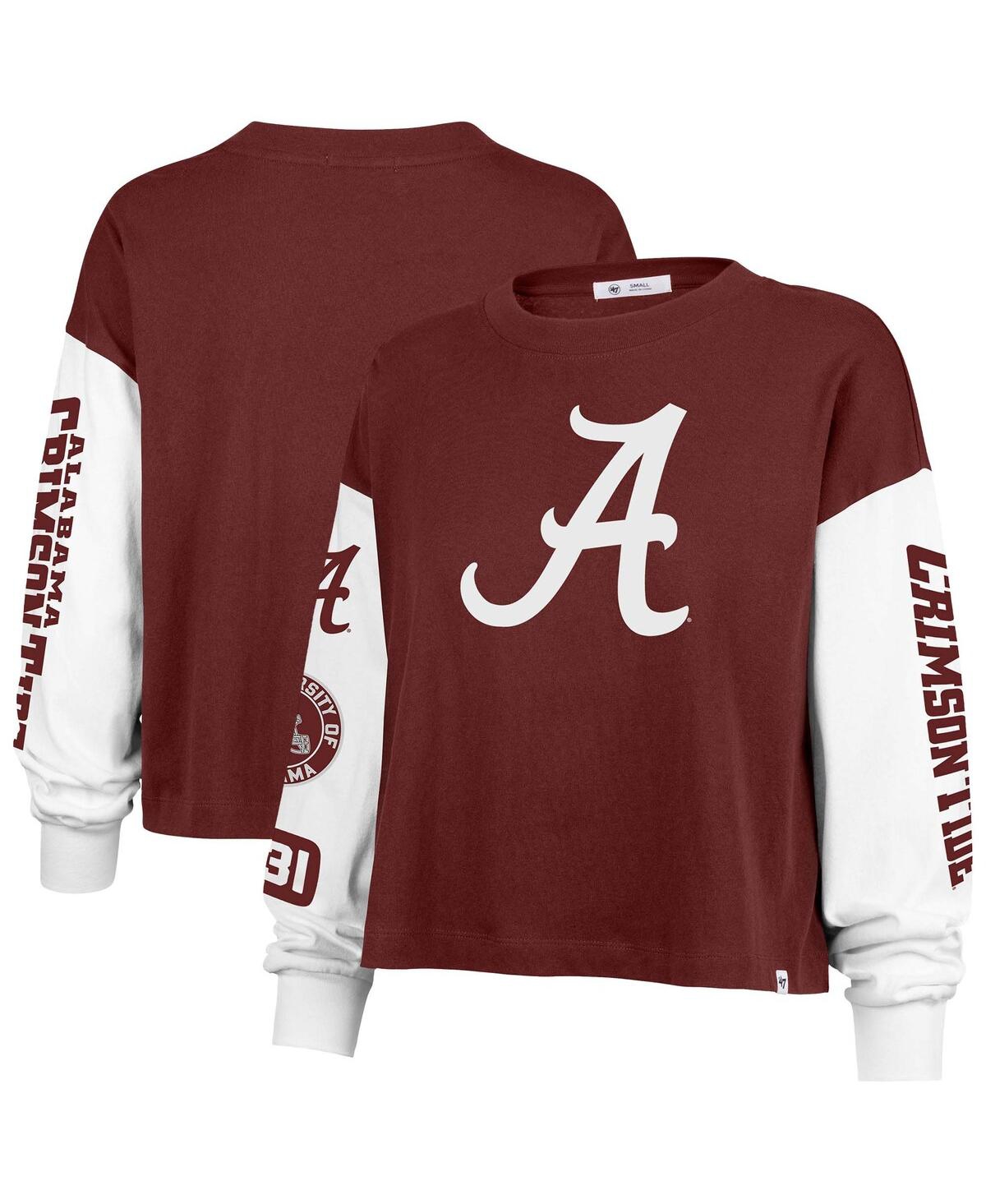Click here for 47 Brand Womens Crimson Alabama Crimson Tide Sydne... prices