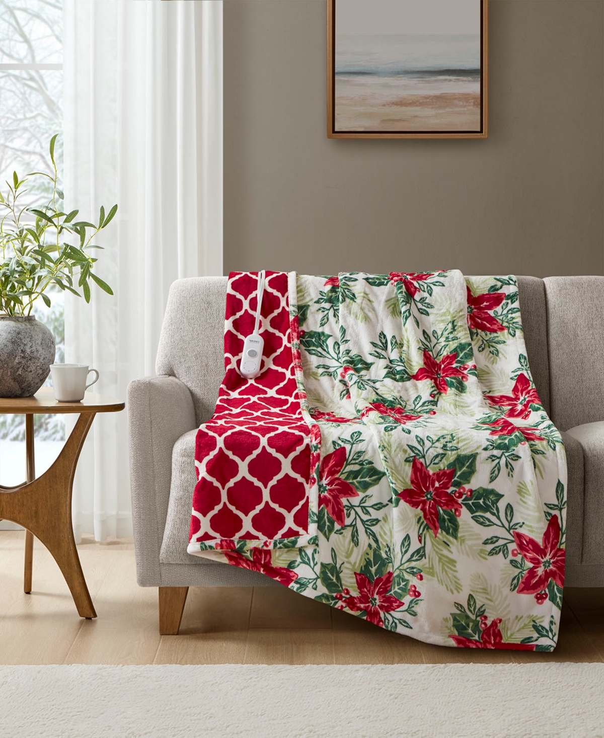 Click here for Premier Comfort Heated Cozy Plush Reversible Throw... prices