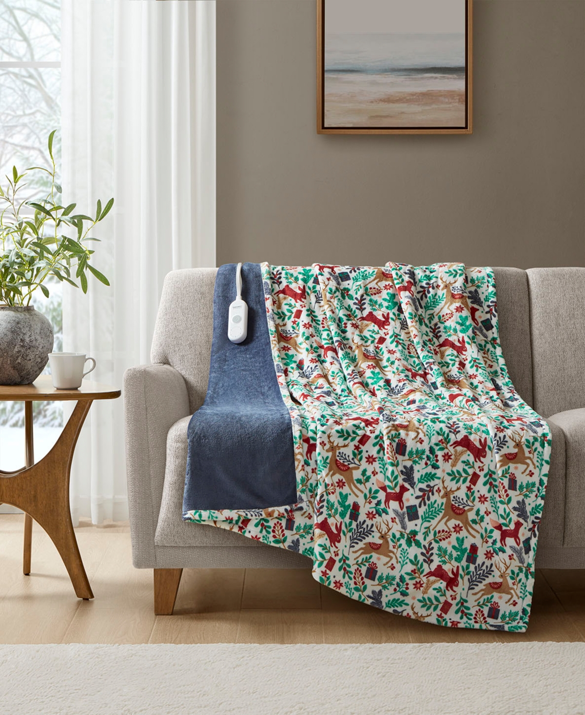 Click here for Premier Comfort Heated Cozy Plush Reversible Throw... prices