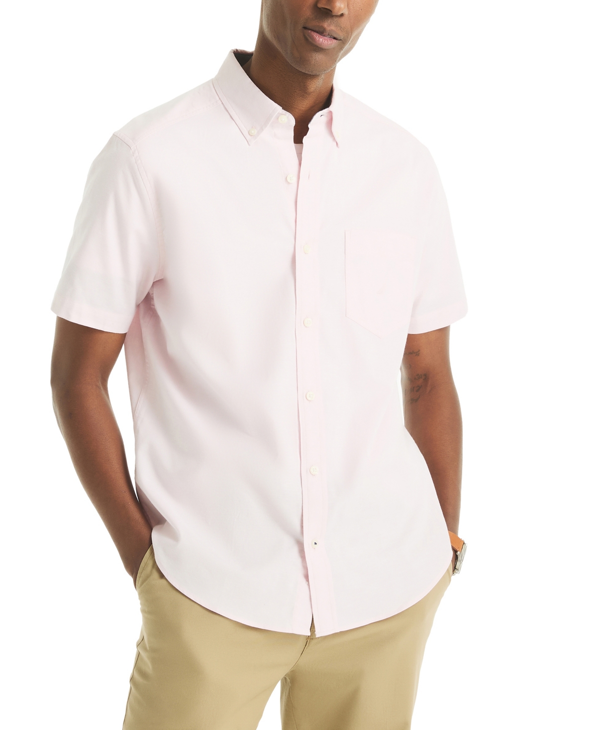 Click here for Nautica Mens Short Sleeve Button-Down Oxford Shirt... prices