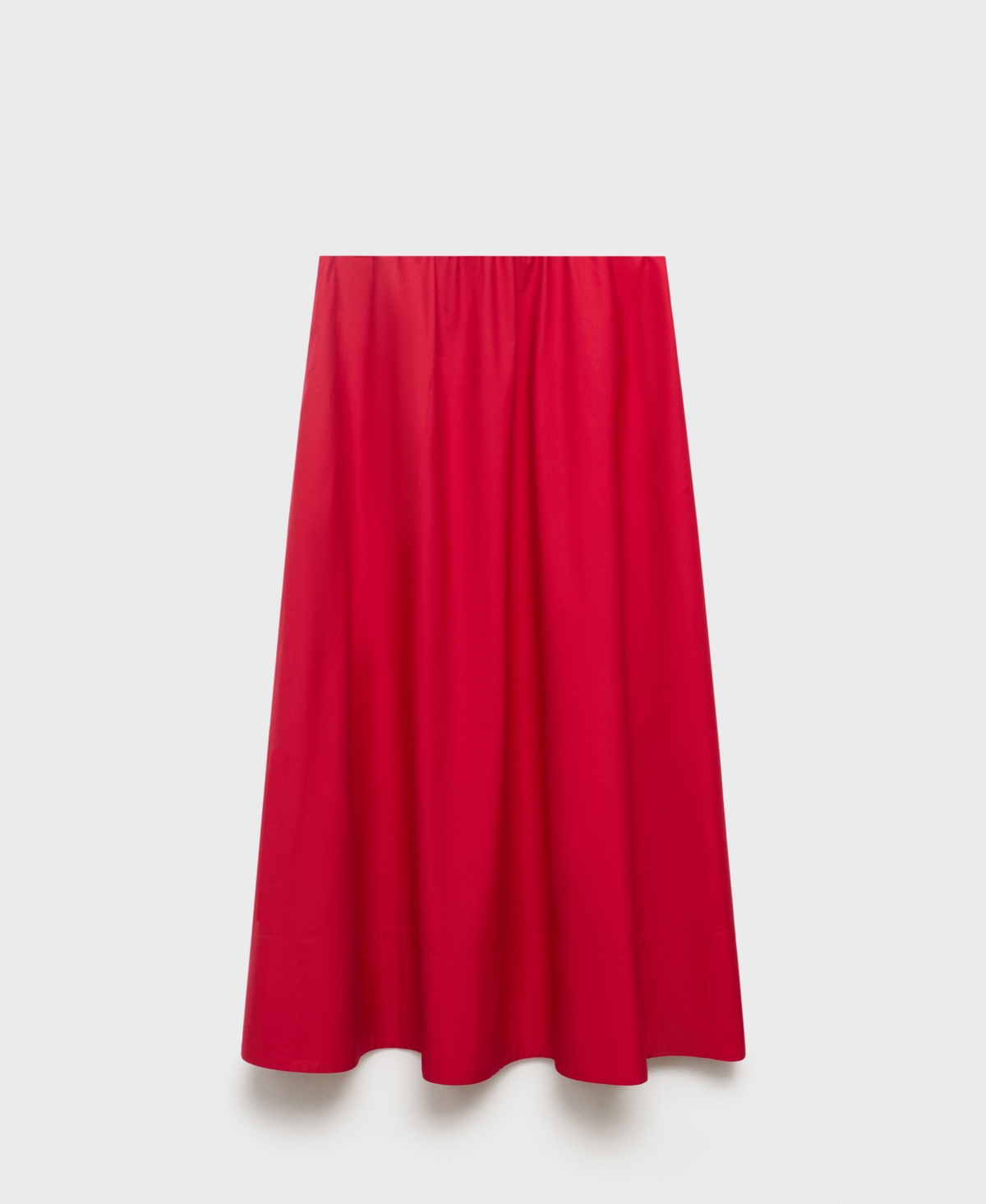Click here for Mango Womens Flared Cotton Skirt - Red prices