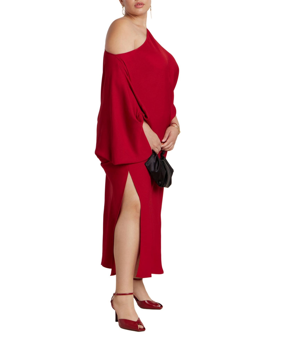 Click here for Eloquii Womens Plus Size Exaggerated Sleeve Draped... prices