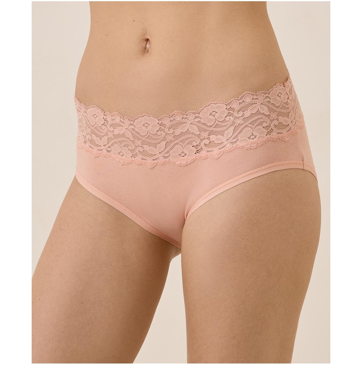 Click here for Pact Womens Lace Waist Brief 3-Pack - Barely there prices