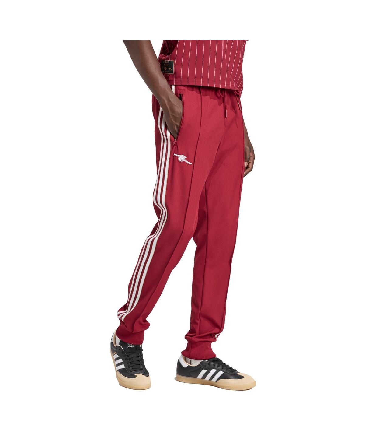 Click here for Adidas Mens Red Arsenal Lifestyler Track Pants - R... prices