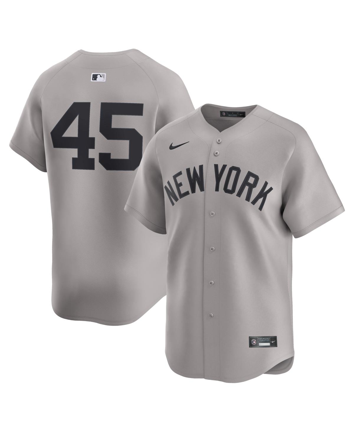 Click here for Nike Mens Gerrit Cole Gray New York Yankees Road L... prices