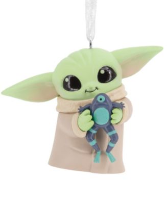 Hallmark Star Wars: The Mandalorian Grogu with Frog Christmas Tree ...