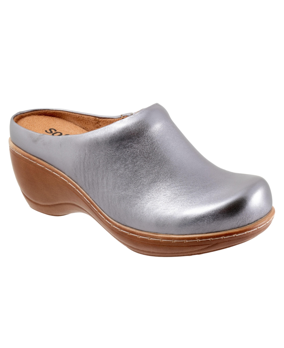 Click here for Softwalk Madison Clog - Pewter prices