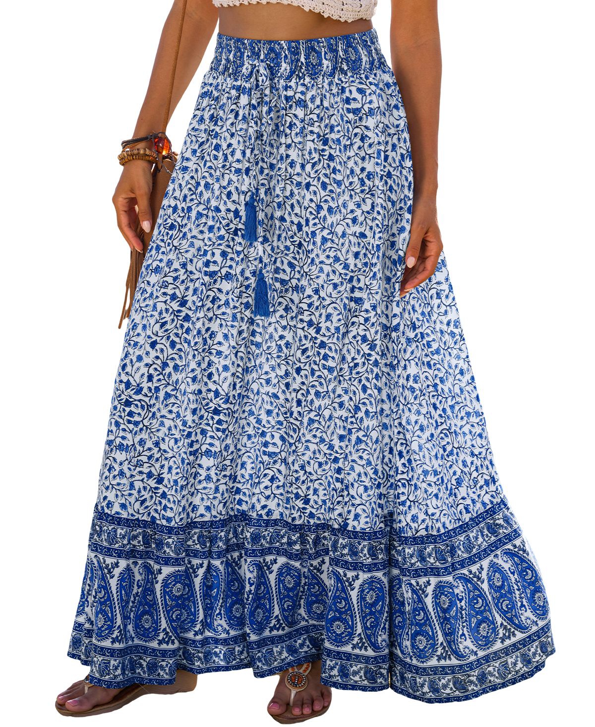 Click here for Cupshe Womens Wander Often Floral Maxi Skirt - Med... prices