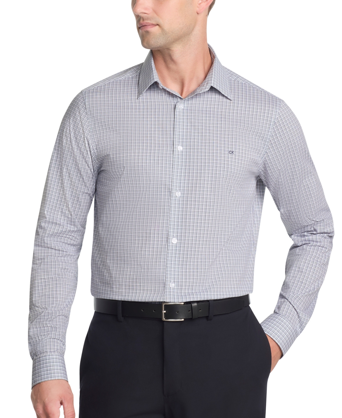 Click here for Calvin Klein Mens Stretch Collar Slim Fit Dress Sh... prices