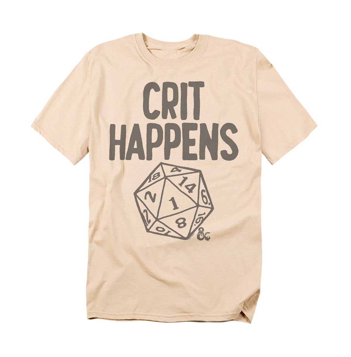 Click here for Mens Dungeons And Dragons Crit Happens T-Shirt - C... prices