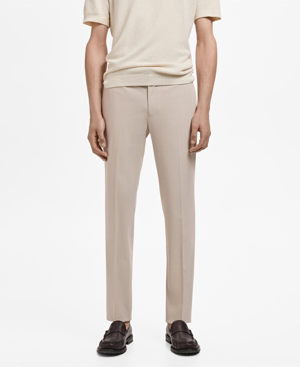 Click here for Mango Mens Stretch Fabric Super Slim-Fit Suit Pant... prices