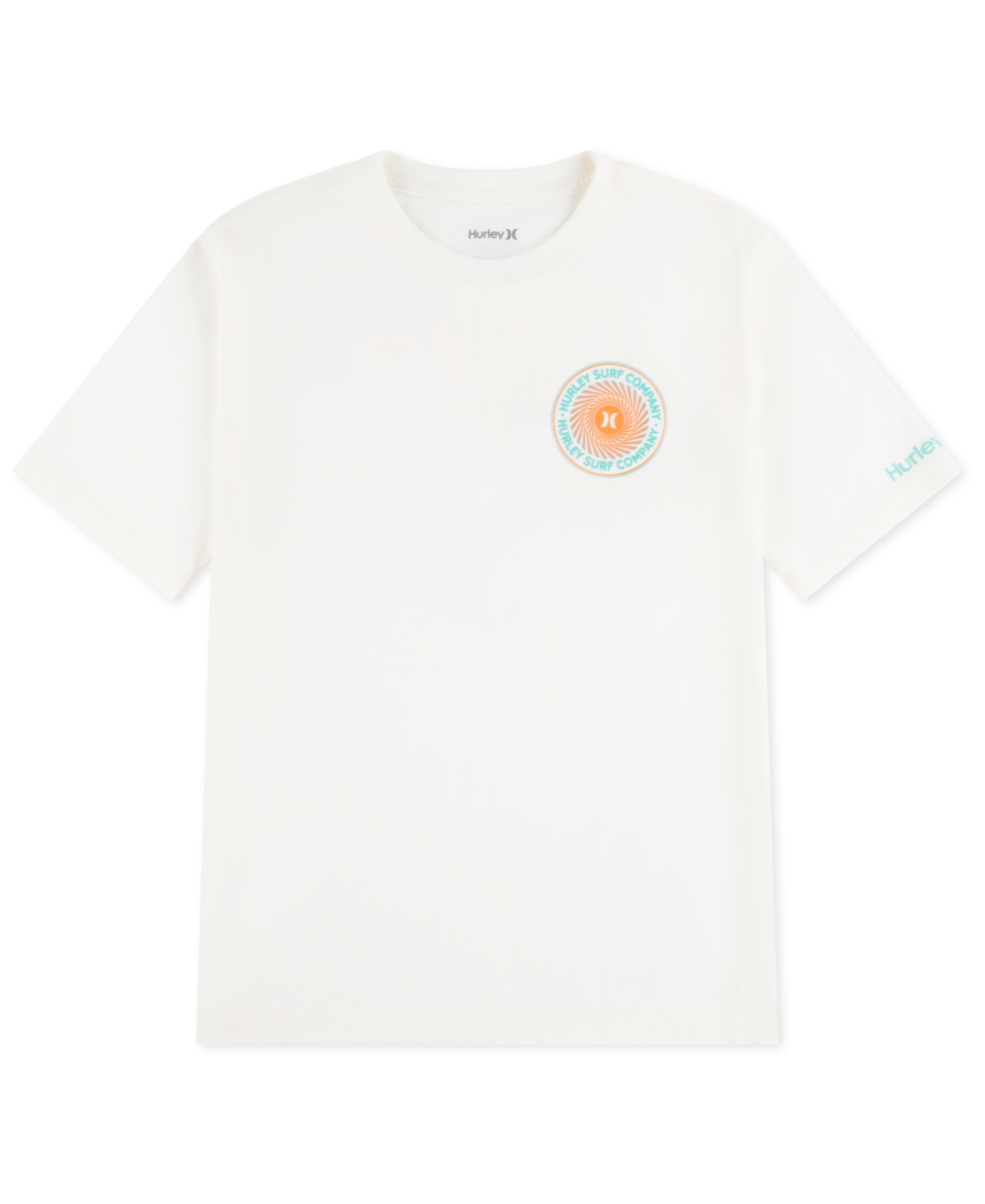Click here for Hurley Big Boys Vortex Crewneck T-Shirt - Pale Ivo... prices