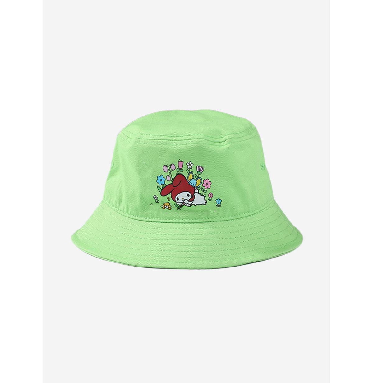 Click here for My Melody Mens Garden Party Adult Green Bucket Hat... prices