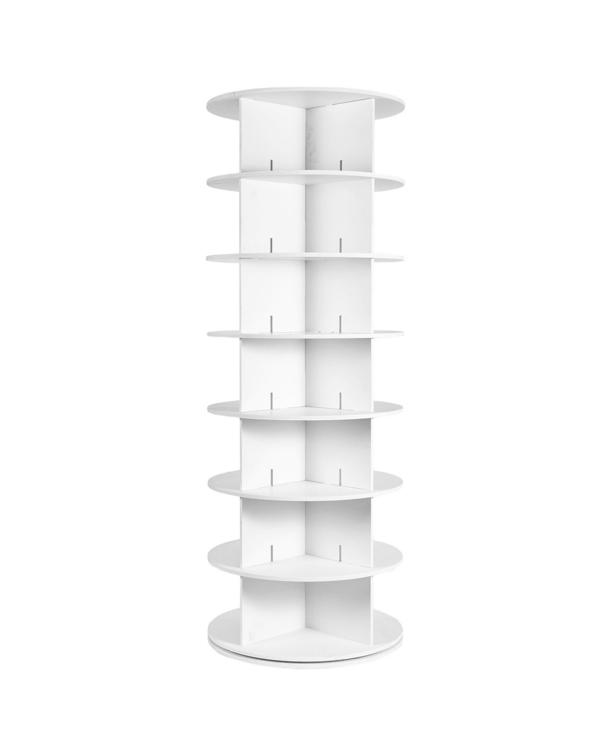 Click here for Slickblue Round 7-Tier Shoe Carousel  Rotating Sho... prices
