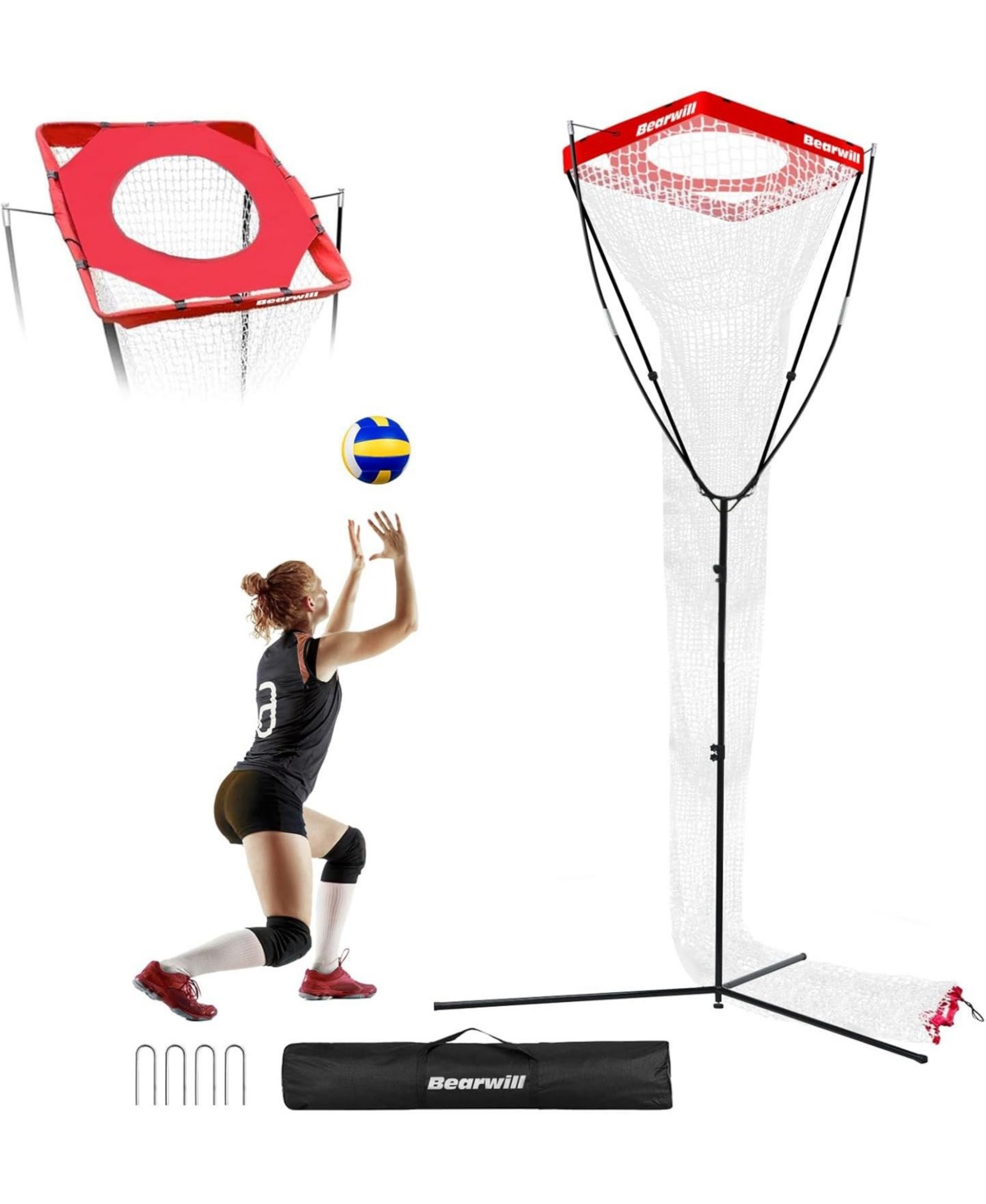 Click here for Bearwill Volleyball Setter Trainer Net - Adjustabl... prices