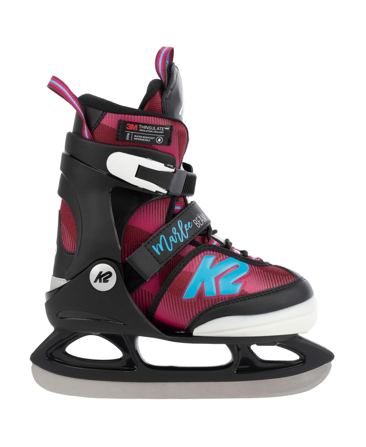Click here for K2 Marlee Beam Girls Adjustable Ice Skates - Red/b... prices