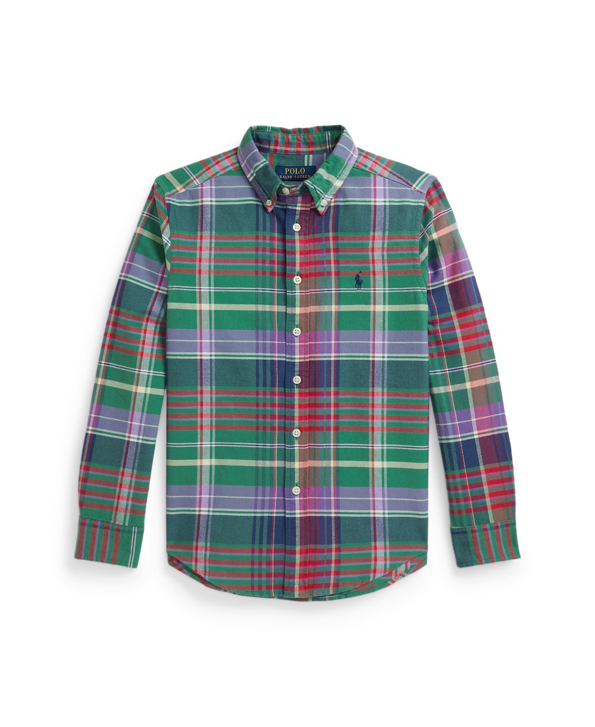 Click here for Polo Ralph Lauren Big Boys Plaid Brushed Cotton Ox... prices