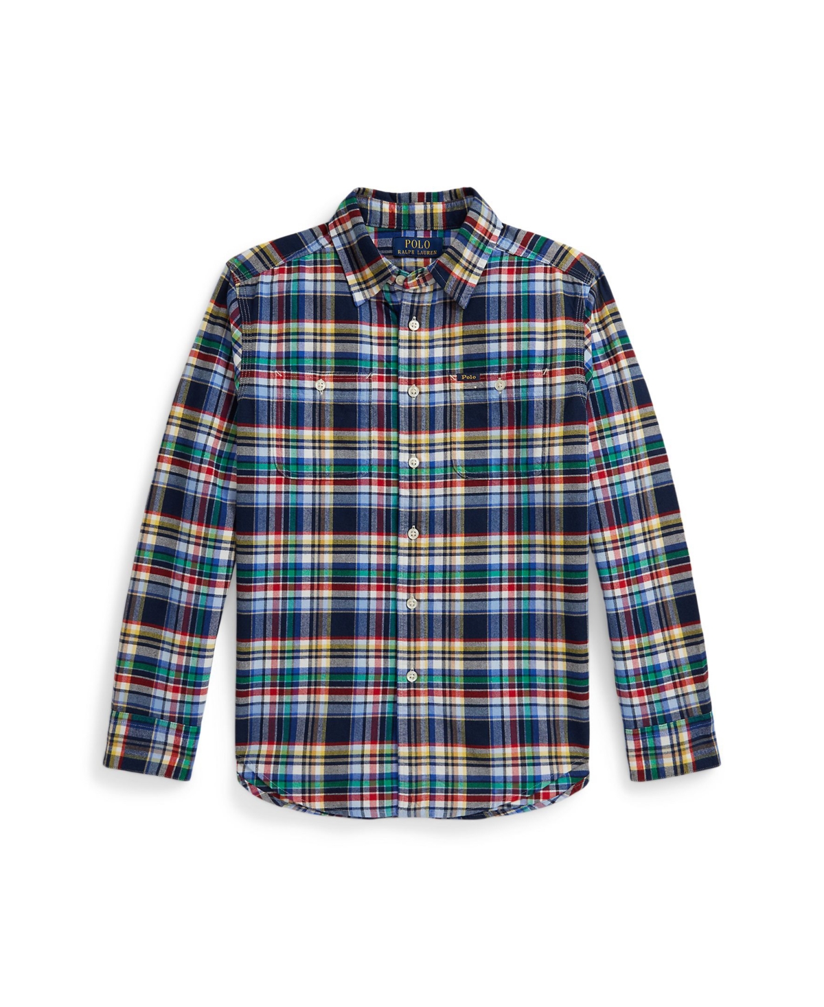 Click here for Polo Ralph Lauren Big Boys Plaid Brushed Cotton Ox... prices