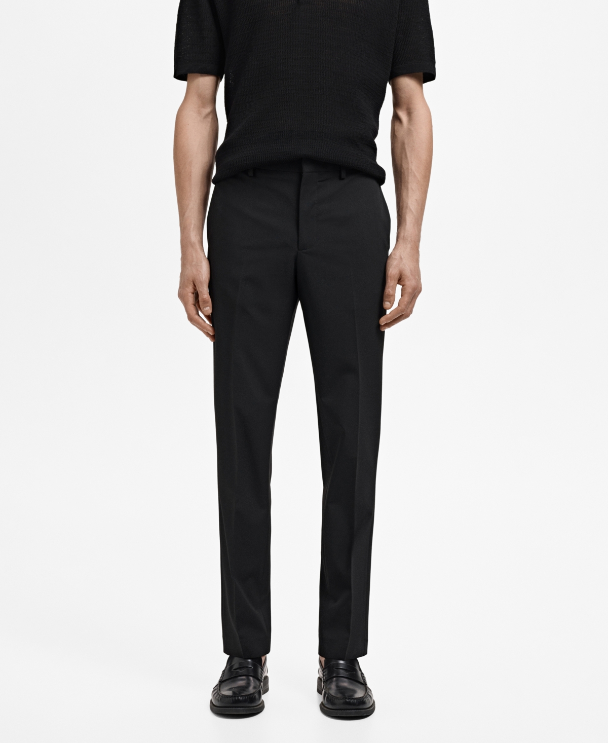 Click here for Mango Mens Stretch Fabric Super Slim-Fit Suit Pant... prices