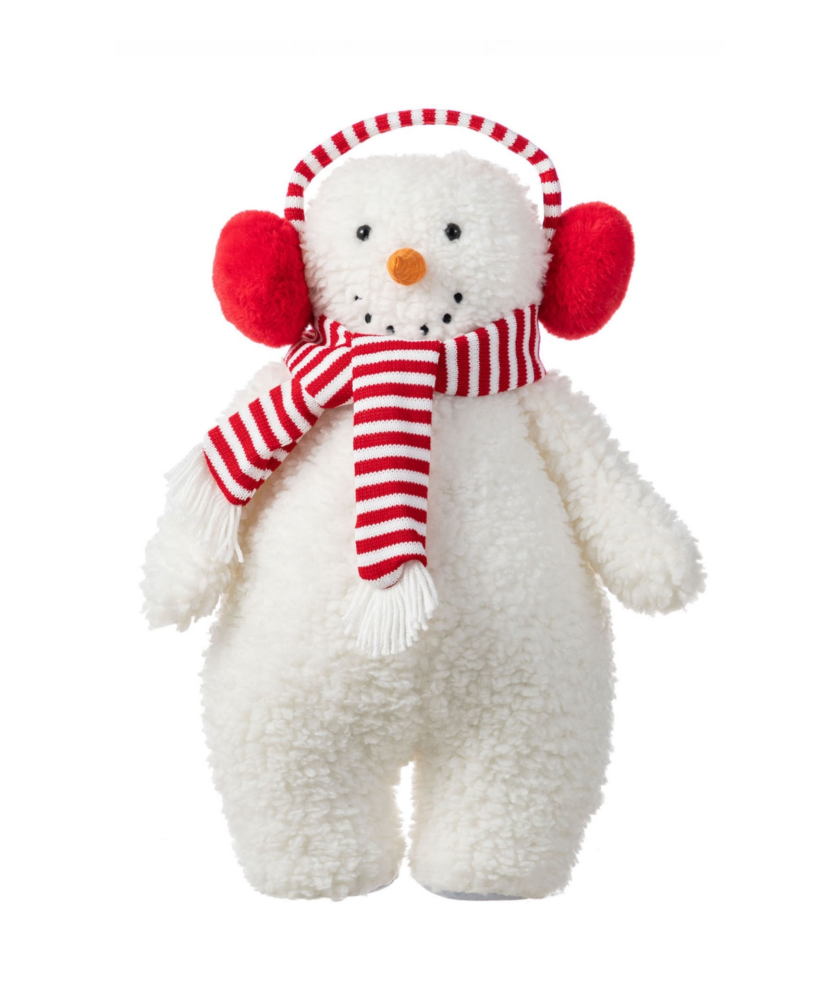Click here for Glitzhome 17.75 Christmas Fabric Standing Snowman... prices