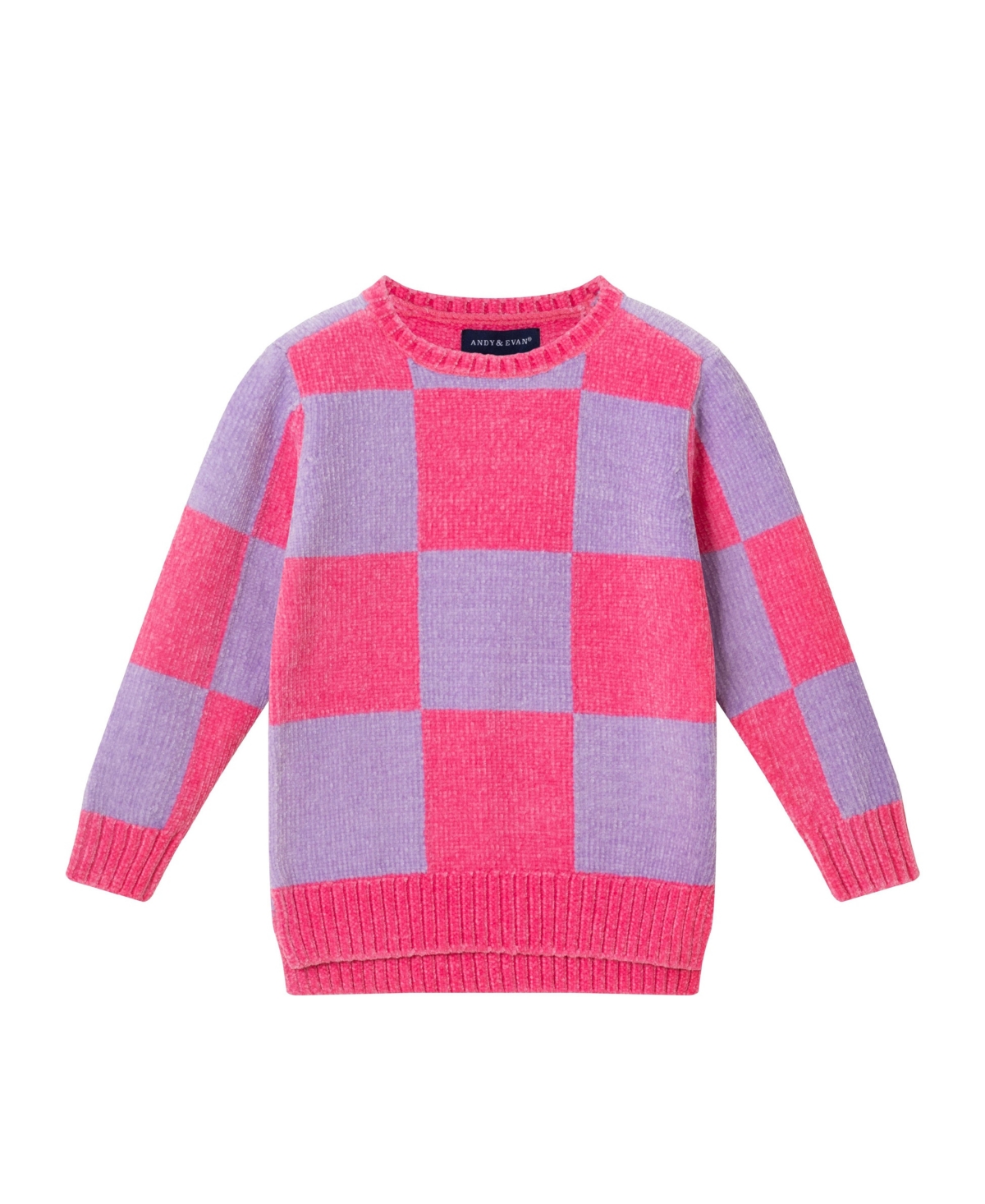 Click here for Andy & Evan Toddler/Child Girls Pink Checkered Swe... prices