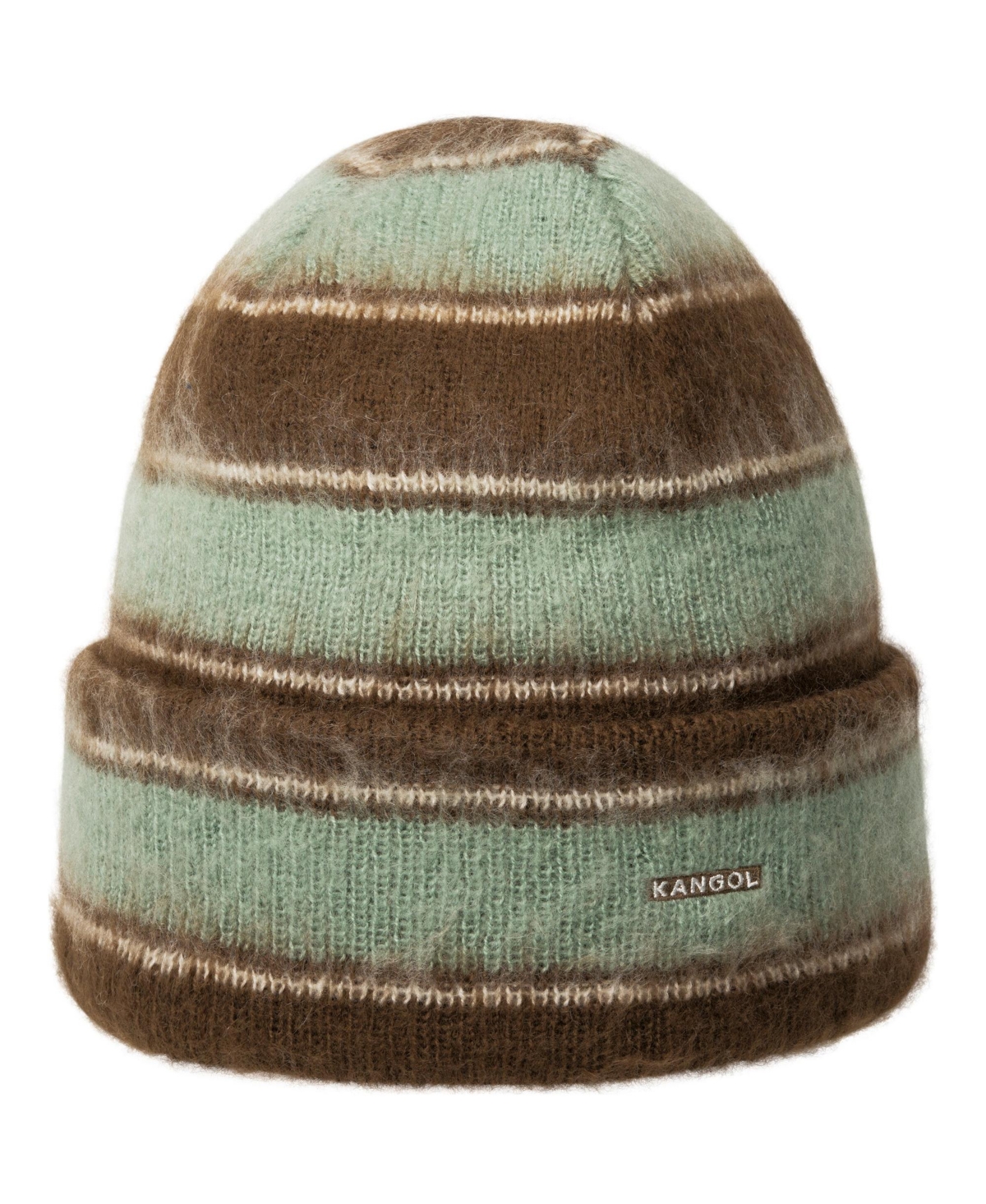 Click here for Kangol Mens Fuzzy Stripe Beanie Pull-Ons & Beanies... prices