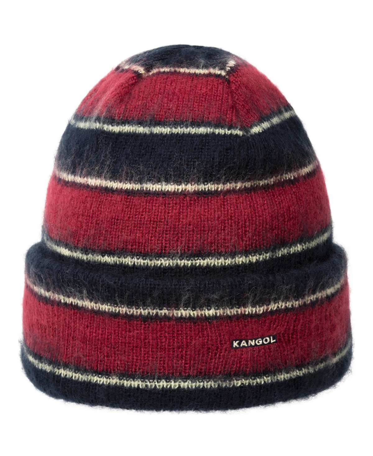 Click here for Kangol Mens Fuzzy Stripe Beanie Pull-Ons & Beanies... prices