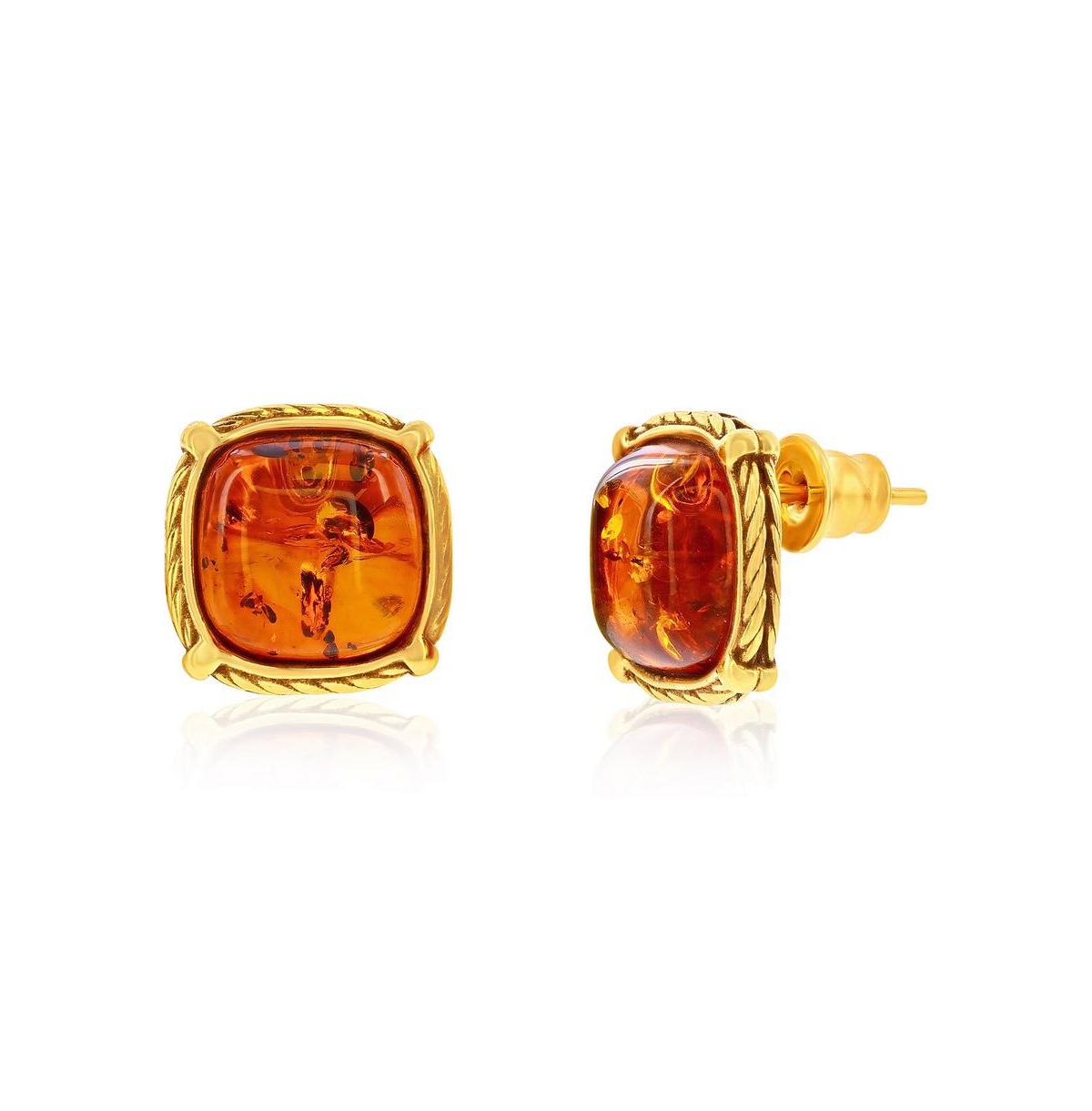 Click here for Caribbean Treasures Sterling Silver  Square Amber... prices
