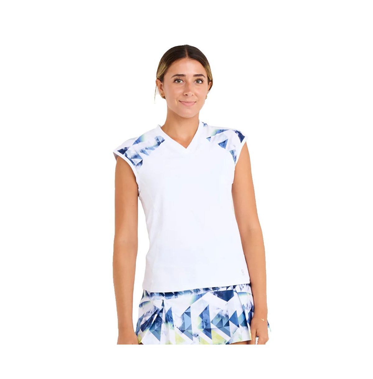 Click here for Sofibella Womens Kaleidoscope 24 Inch Raglan Cap S... prices