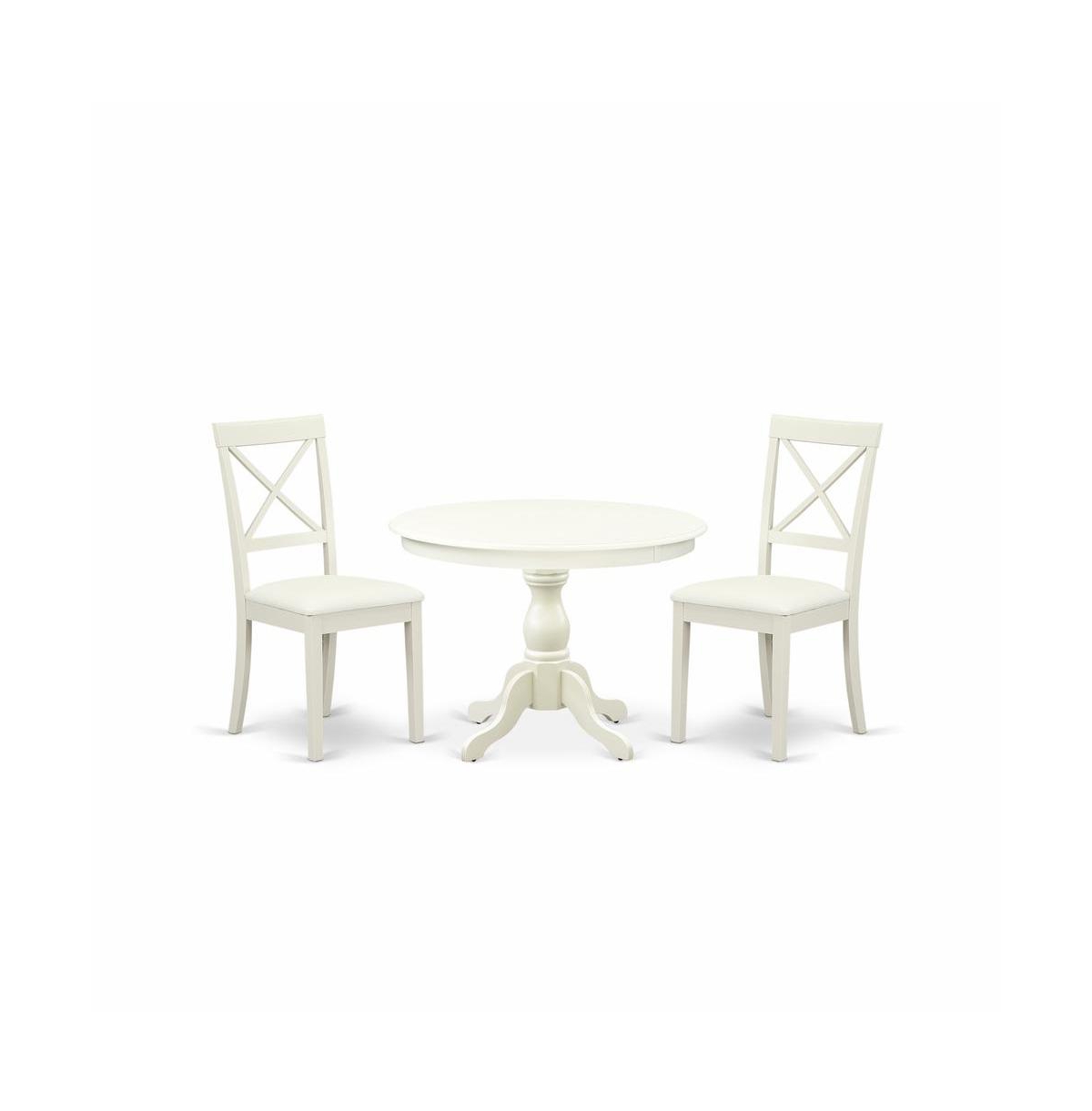 Click here for East West Furniture 3 Piece Dining Room Set - Line... prices
