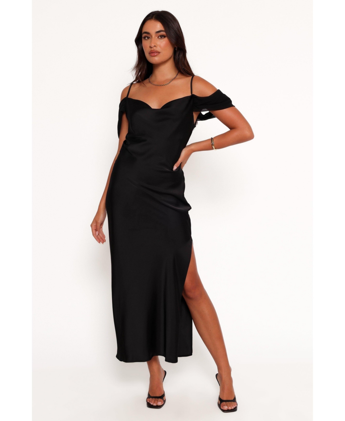 Click here for Petal and Pup Womens Reyna Off Shoulder Maxi Dress... prices