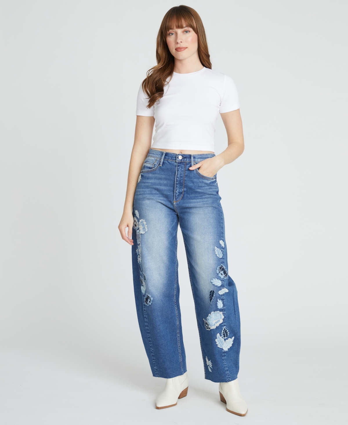 Click here for Driftwood Womens Parker X Floral Foliage Jeans - M... prices