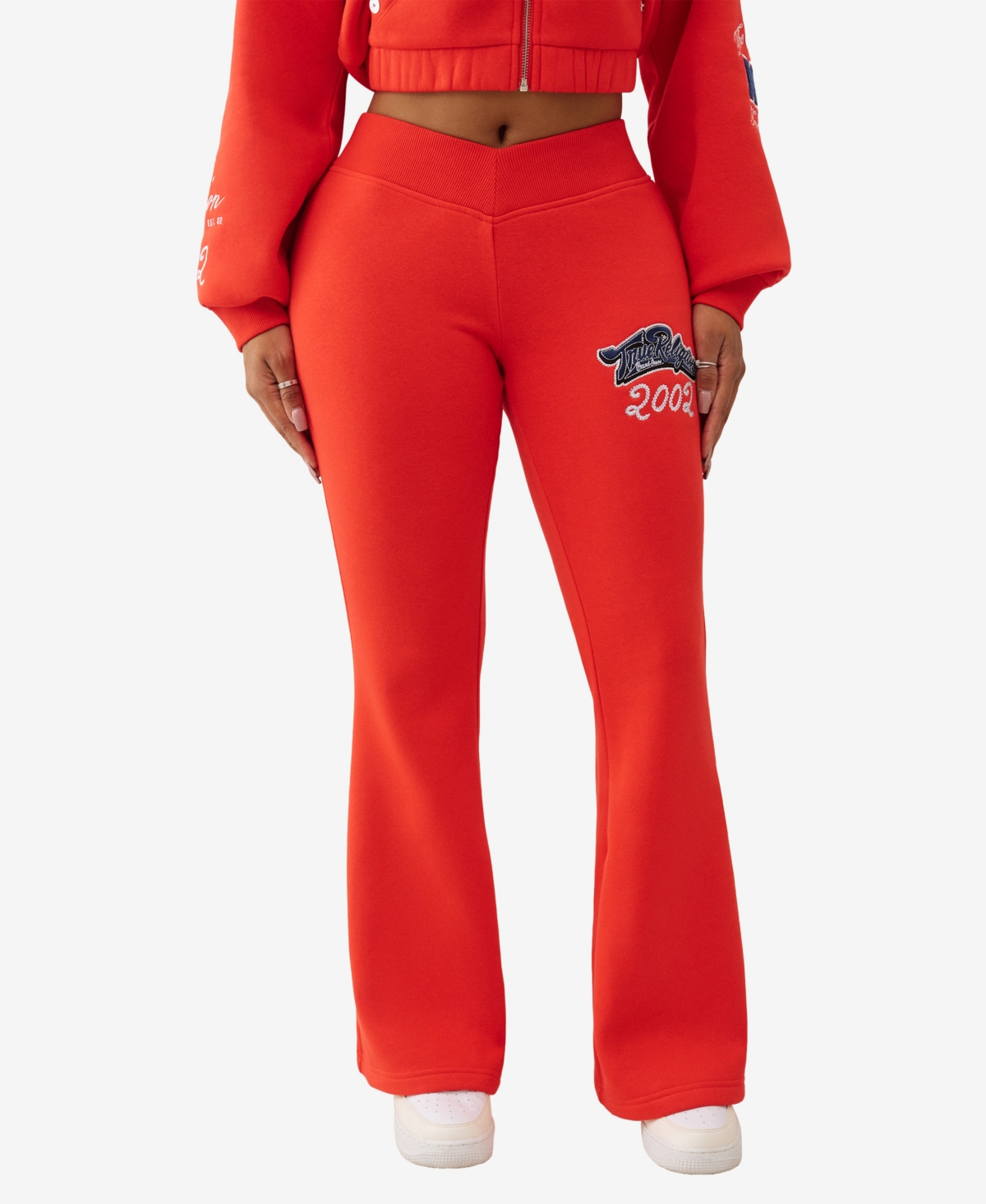 Click here for True Religion Womens Crystal V Flare Pants - Flame... prices