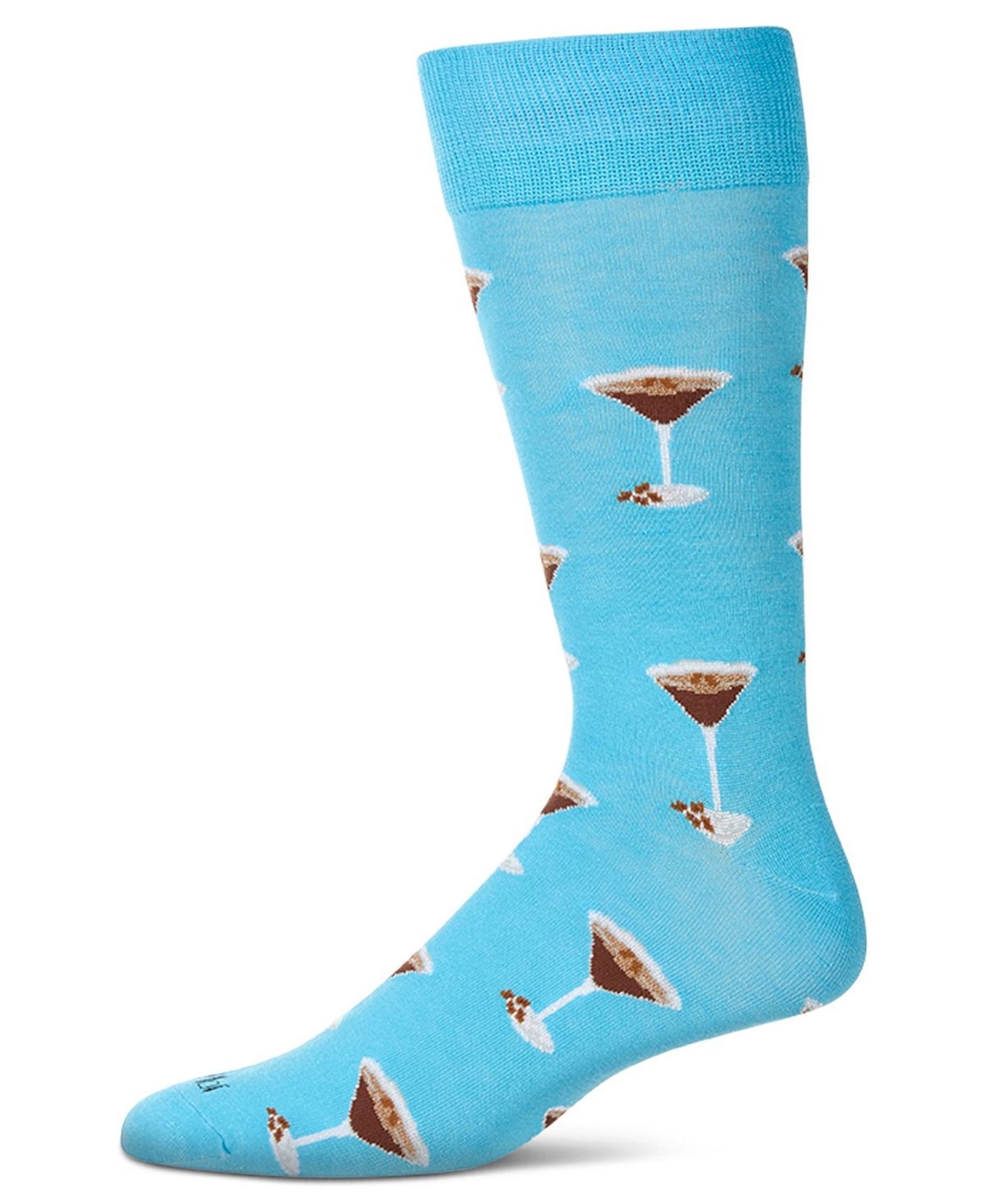 Click here for MeMoi Mens Espresso Martini Crew Socks - Blue Grot... prices