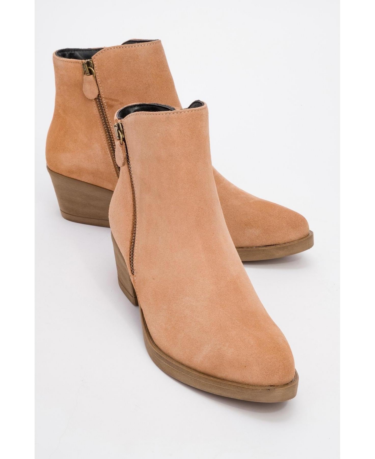 Click here for Forever & Always Shoes Jayer Leather Double-Zip Bl... prices
