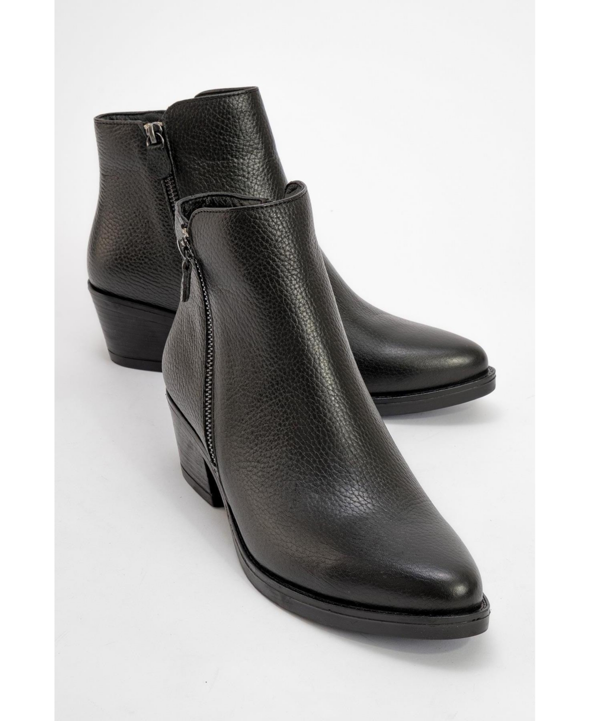Click here for Forever & Always Shoes Jayer Leather Double-Zip Bl... prices