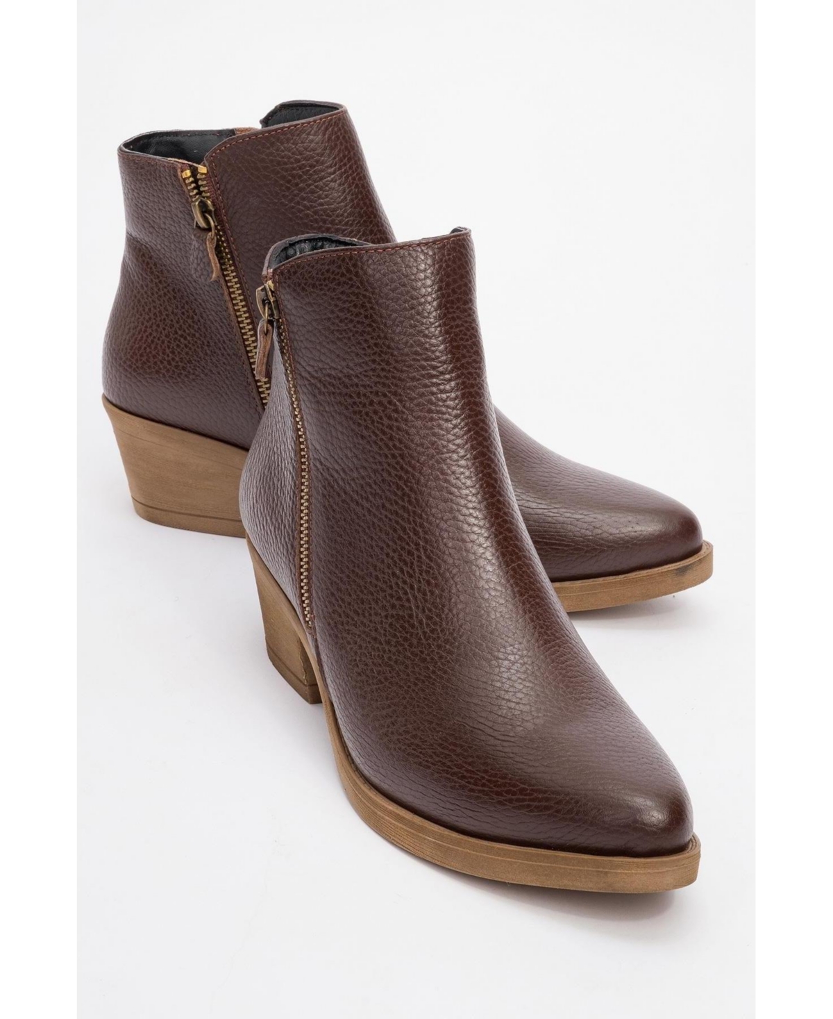 Click here for Forever & Always Shoes Jayer Leather Double-Zip Bl... prices