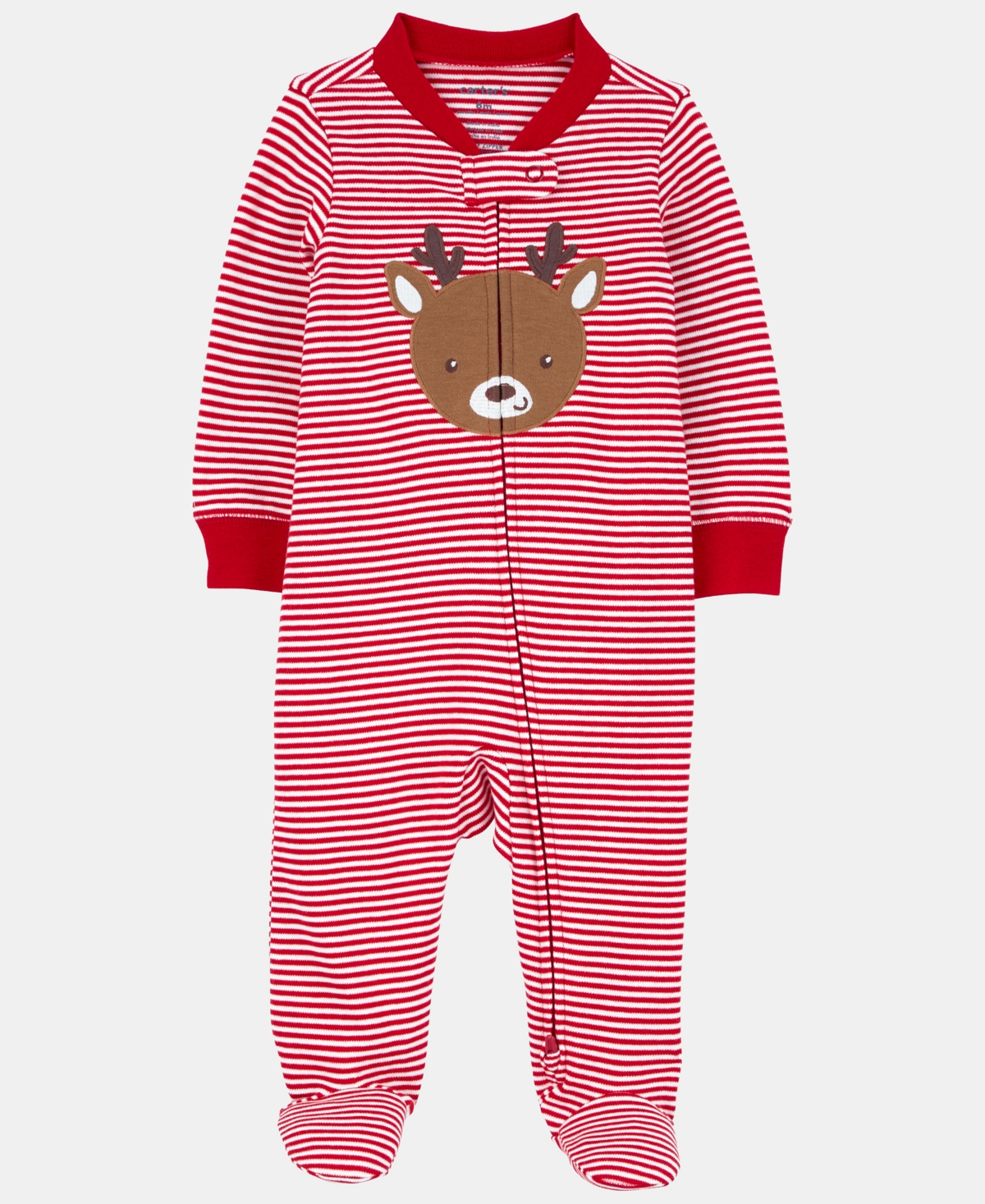 Click here for Carters Baby Boys or Baby Girls Reindeer Zip-Up Sl... prices