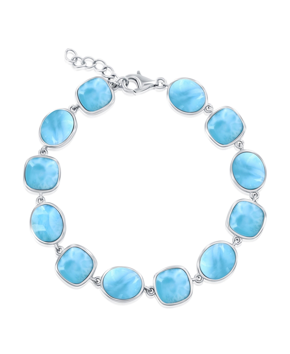 Click here for Caribbean Treasures Sterling Silver  Square & Oval... prices