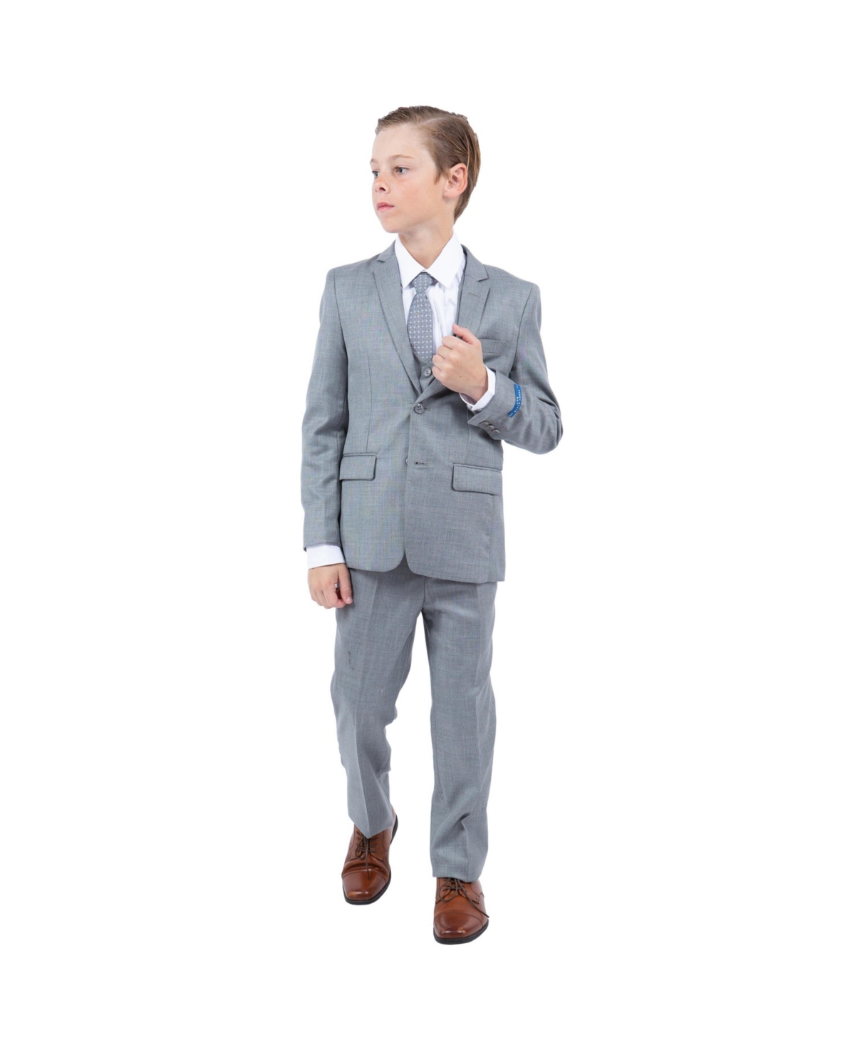 Click here for Perry Ellis Big Boys 5 Piece Sharkskin Suit Vest P... prices