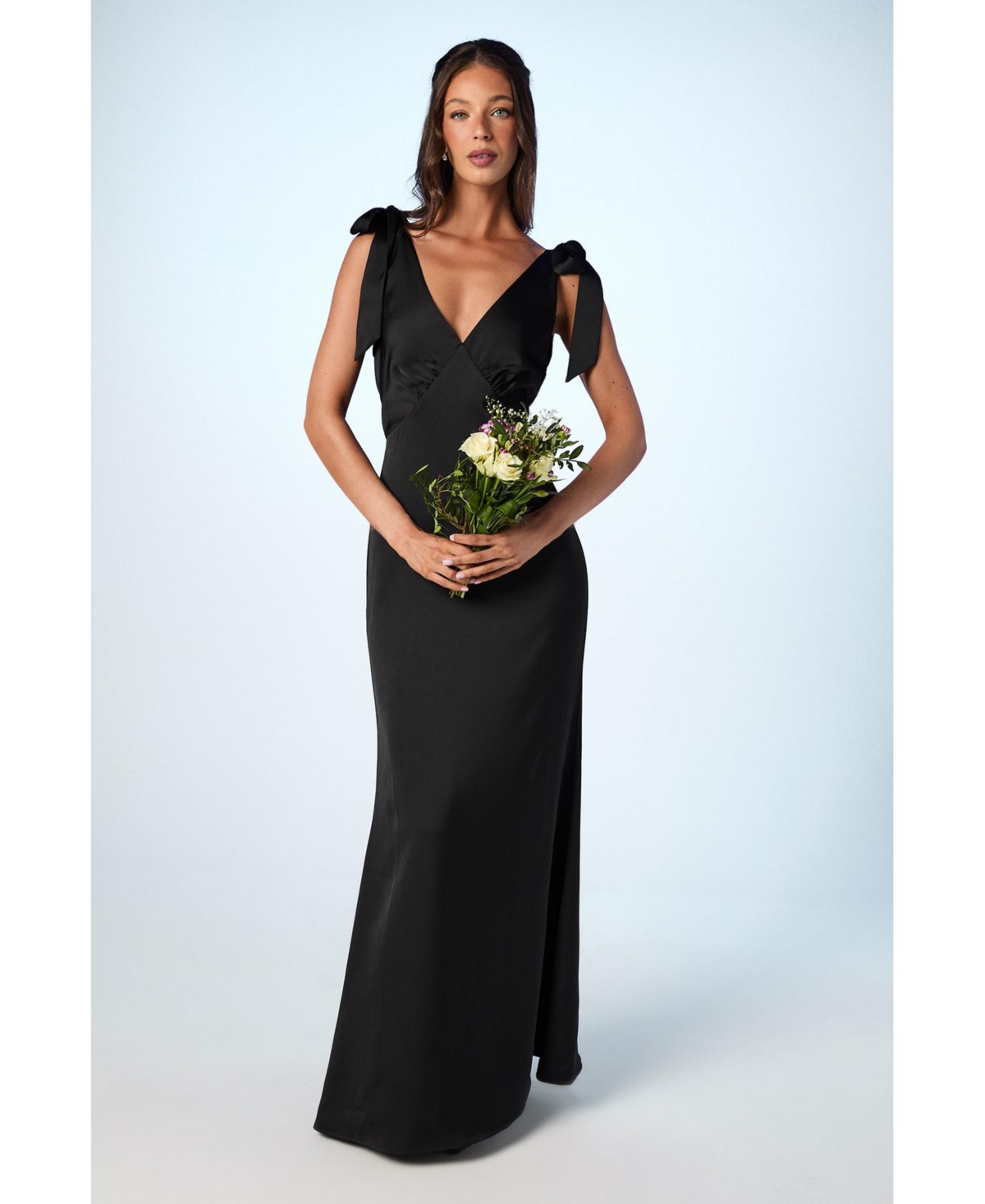 Click here for Coast Womens Satin Tie Shoulder Maxi Bridesmaid Dr... prices
