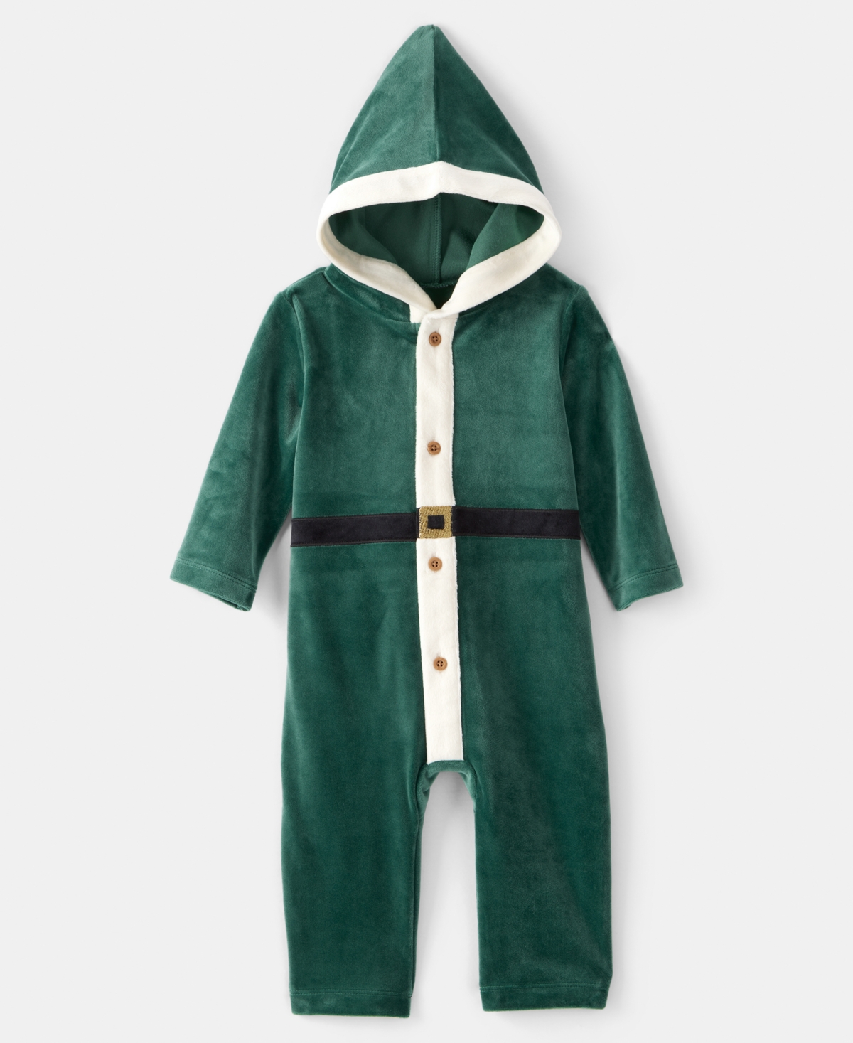 Click here for Carters Baby Boys Elf Style Hooded Jumpsuit - Gree... prices