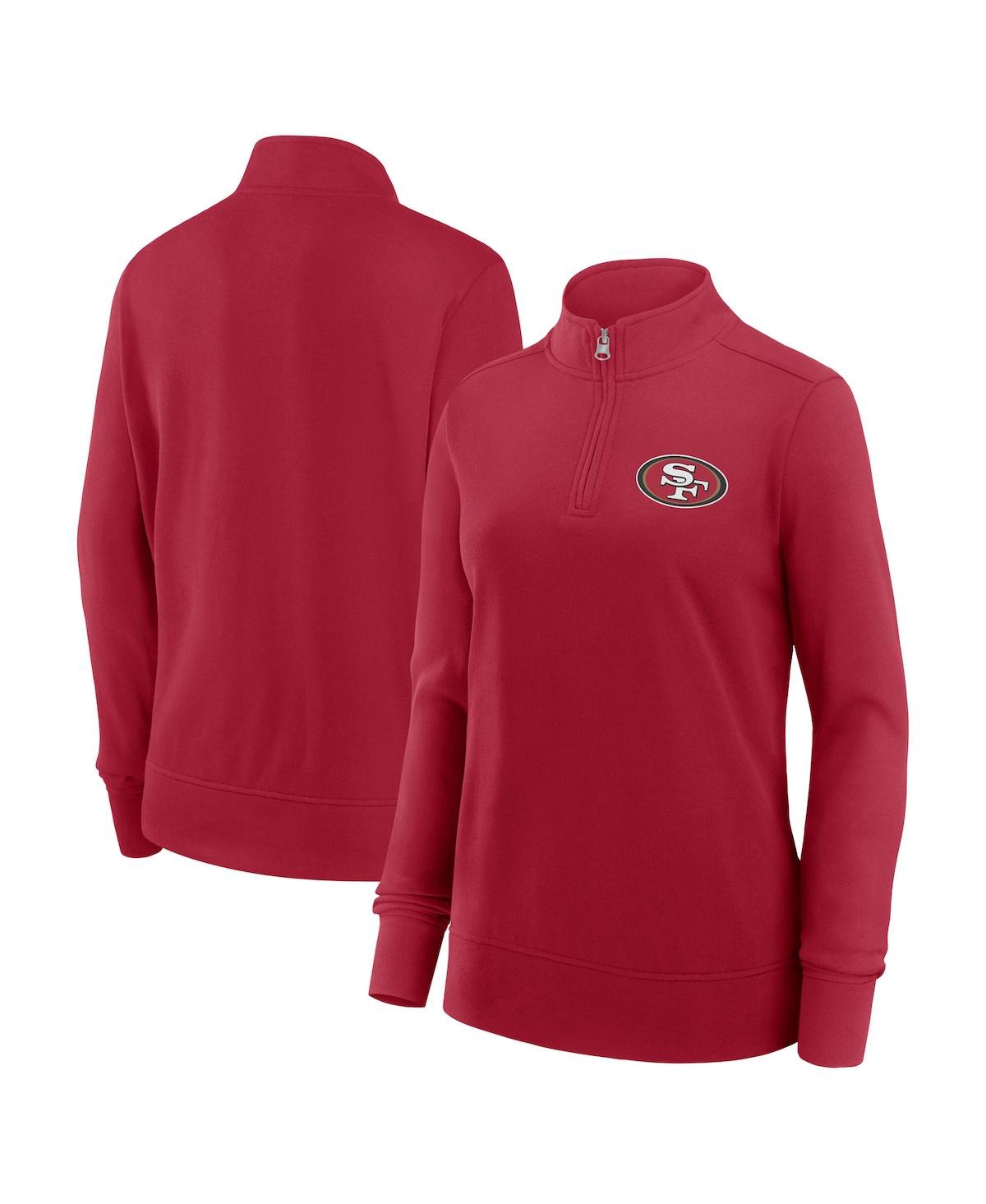 Click here for Logo Athletic Womens Scarlet San Francisco 49ers V... prices
